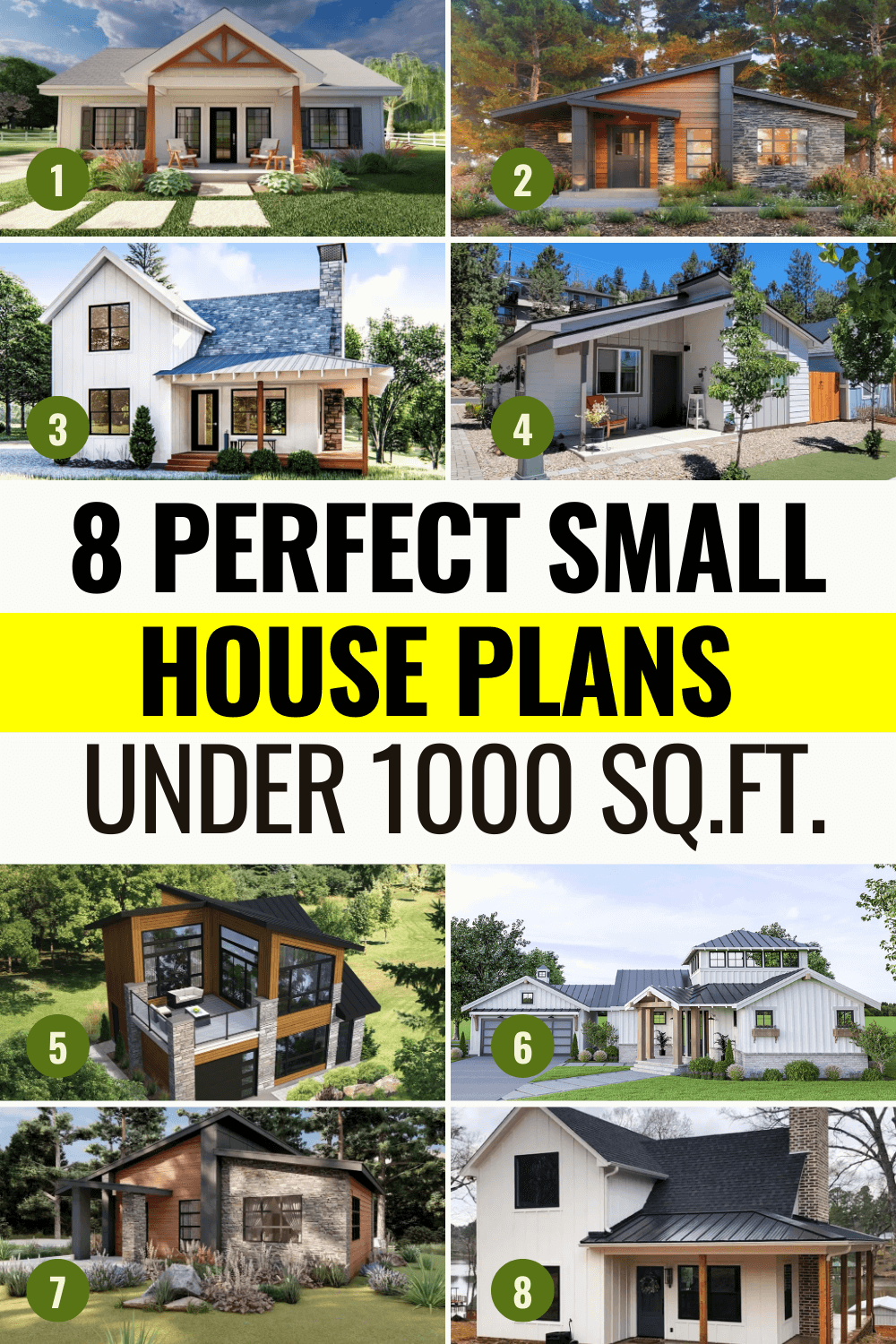 Perfect Small House Plan Under 1000 Sq Ft