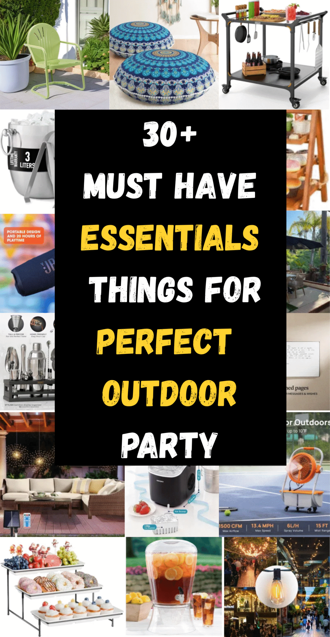 30+ Essential Things You Need For Hosting Perfect Outdoor Party