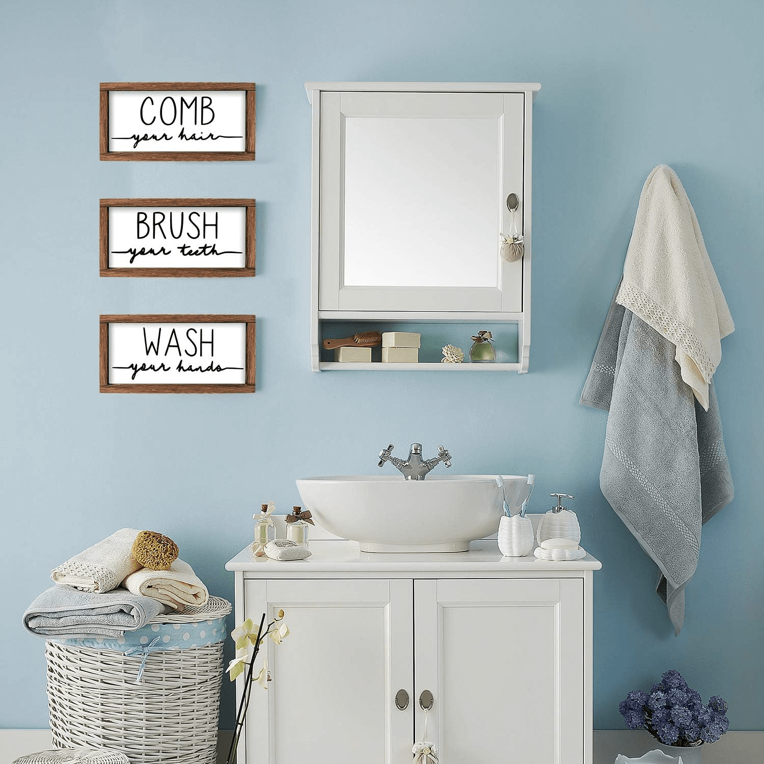 13+ Bathroom Countertop Or Vanity Decor Ideas You Can Easily Copy